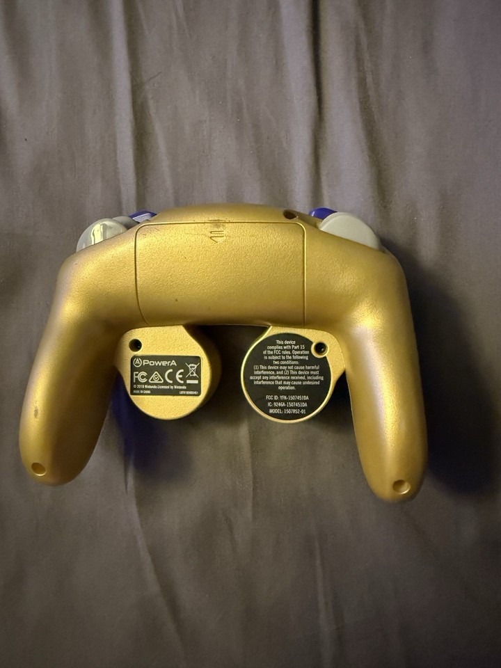 Power A Wireless GameCube Style Gold Controller for Nintendo Switch ...