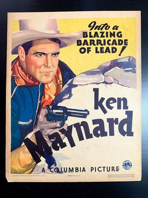 Ken Maynard (1930's) US Window Card Movie Poster | eBay