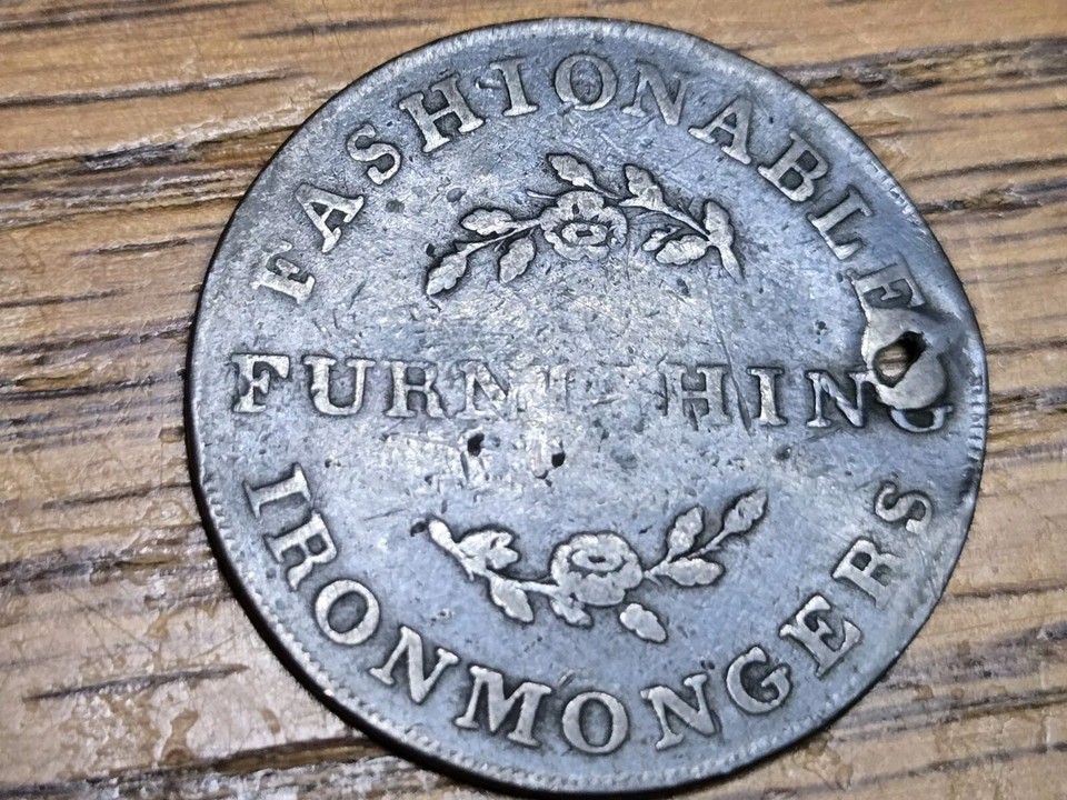 Very Rare Irish halfpenny token - Geale & MacBride Dublin 19th century ...