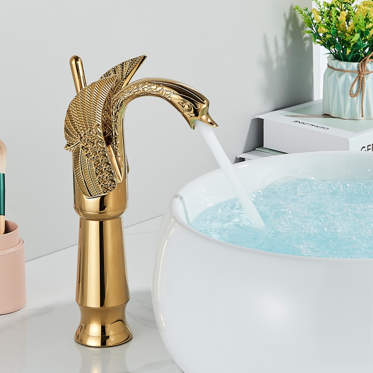Hot Cold Bathroom Faucet