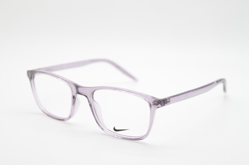 NEW NIKE 7129 500 TRANSPARENT GREY AUTHENTIC EYEGLASSES 52-19 | eBay