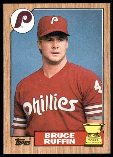 1987 Topps Bruce Ruffin Philadelphia Phillies #499 ASR, Rookie | eBay