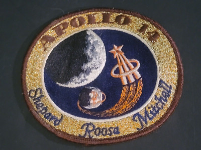 NASA Apollo 14 Mission Patch Shepard Roosa Mitchell 4.5" | eBay