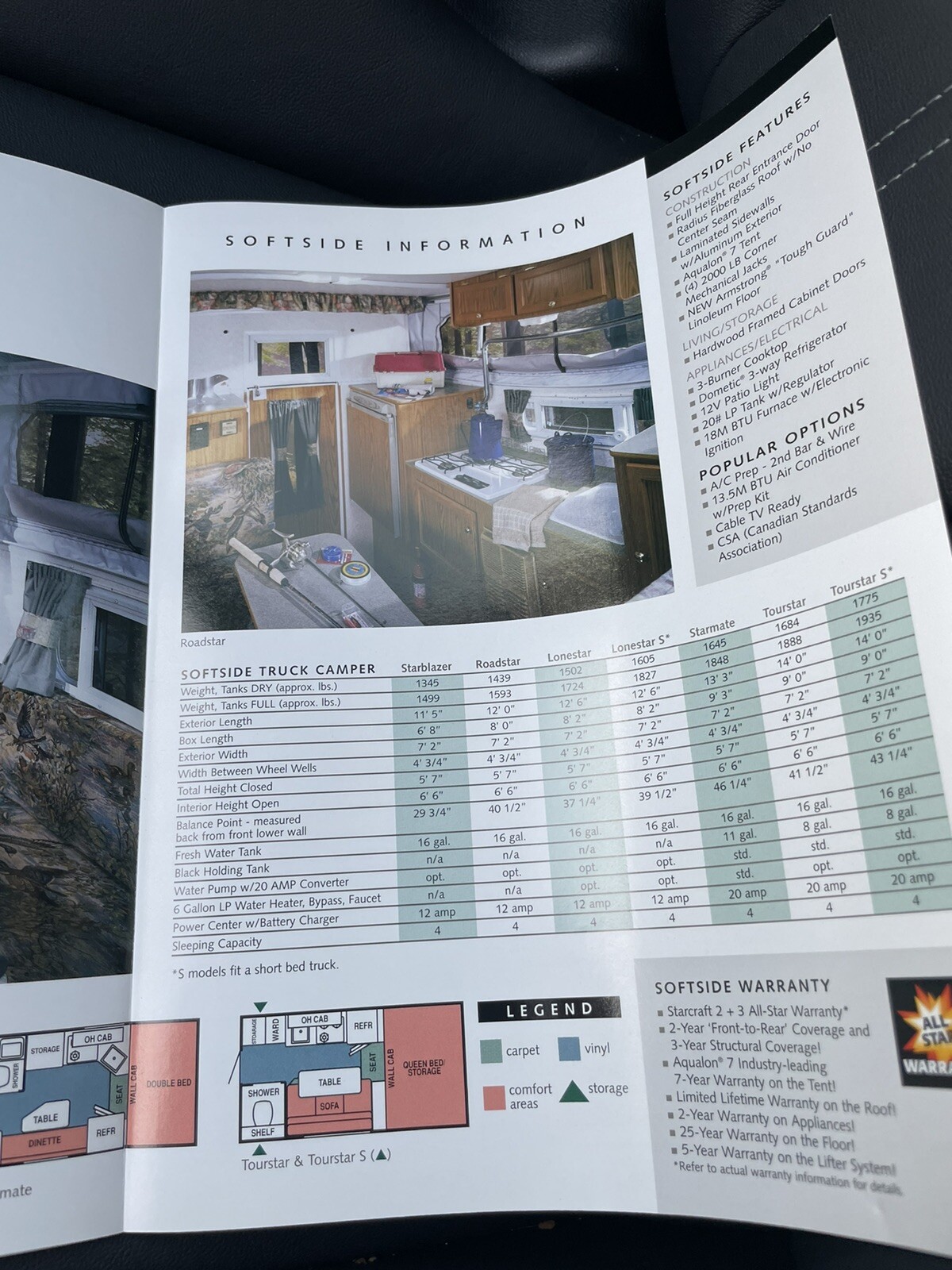 Starcraft RV / Truck Camper 2002 Dealer Sales Brochure | eBay