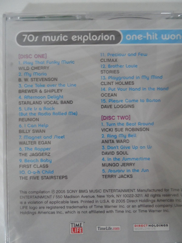 70s Music Explosion One-Hit Wonders(2xCD, 2005) for sale online | eBay