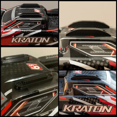 Rc Car Roof Skid Rails - Kraton - outcast - maxx - Arrma Traxxas Big ...