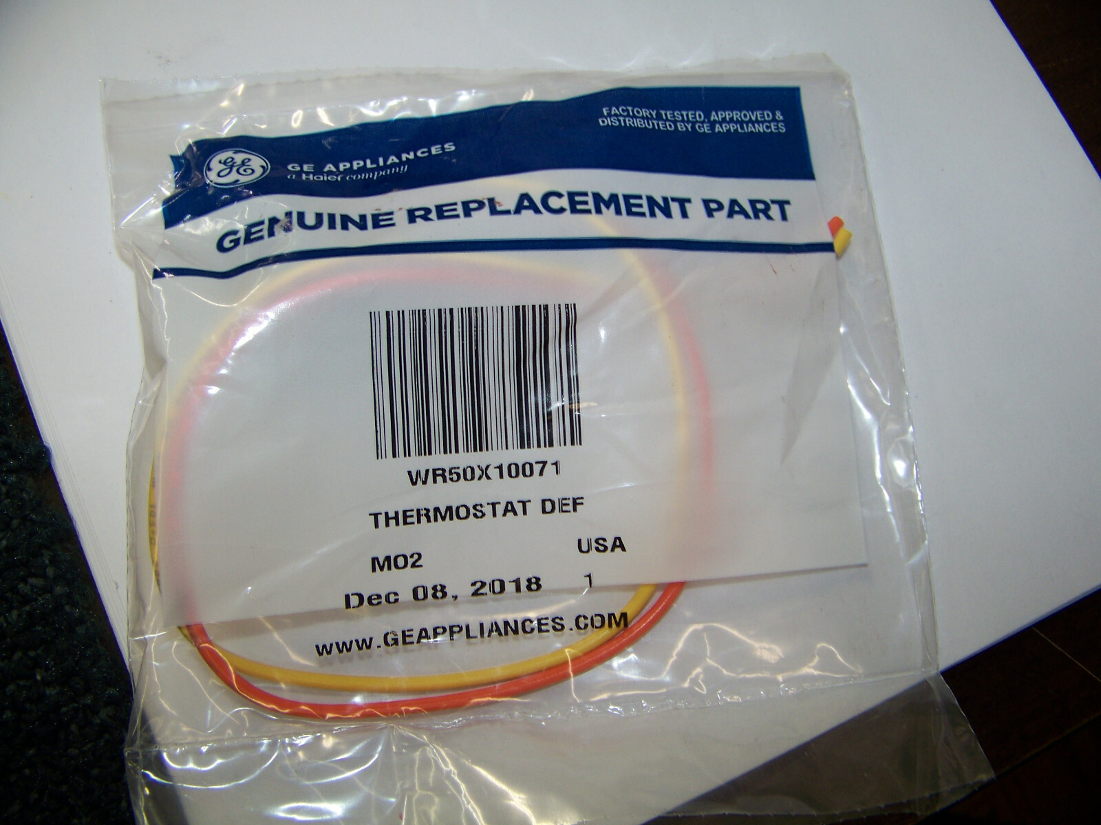 GE Defrost Thermostat WR50X10071 New | eBay