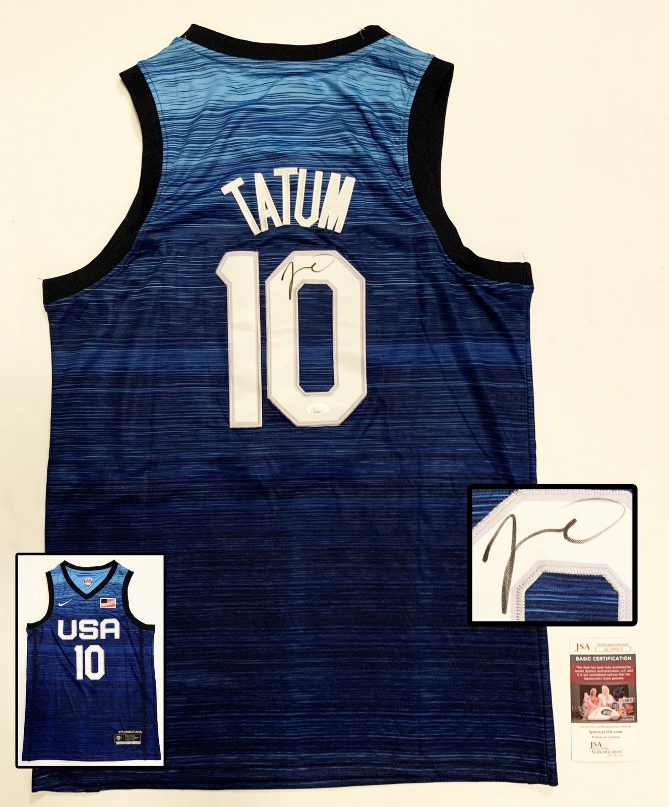 Jayson Tatum Autographed Memorabilia | Signed Photo, Jersey ...