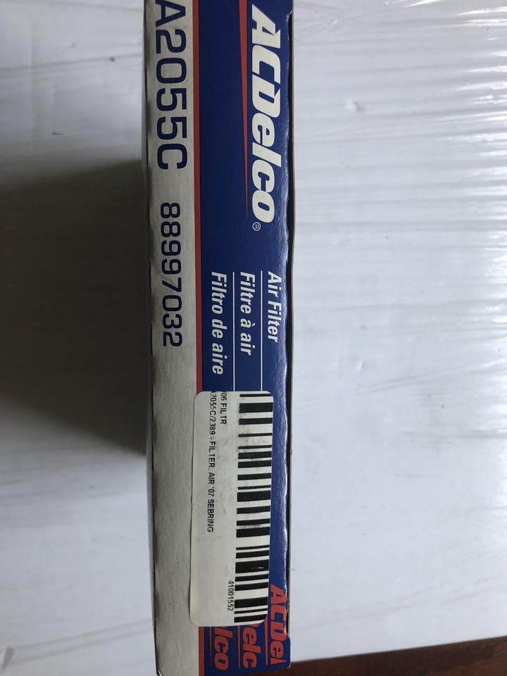 Air Filter ACDelco A2055C!! New in Box! Excellent Price!! Free Shipping ...