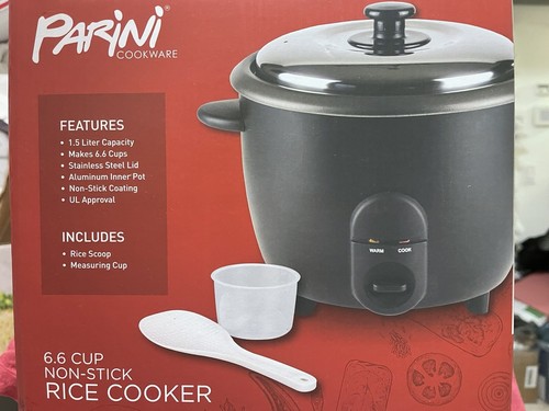 Parini Rice Cooker-6.6 Cup Non-Stick BRAND NEW IN SEALED BOX | eBay