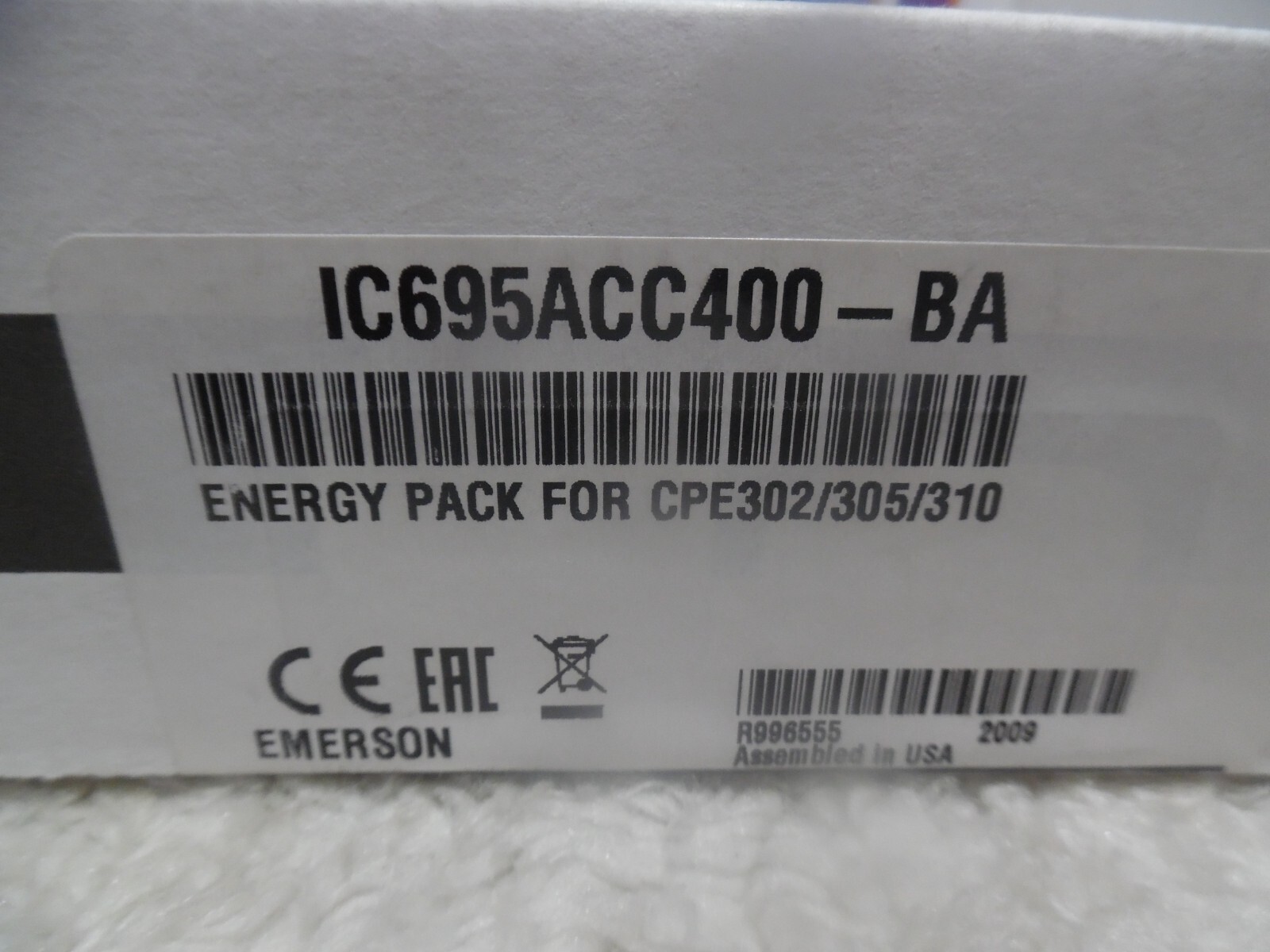 GE IC695ACC400-BA ENERGY PACK MODULE for sale online | eBay