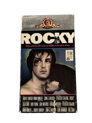 Rocky VHS 1976 Drama Sylvester Stallone Academy Award Winner Film | eBay