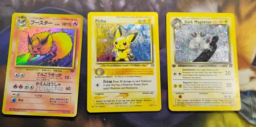 3 Vintage Pokemon Card Lot Wotc Holo -read- | eBay