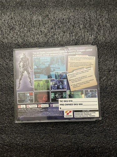 Metal Gear Solid (SONY PlayStation 1, 1998) PS1 PSX COMPLETE | eBay