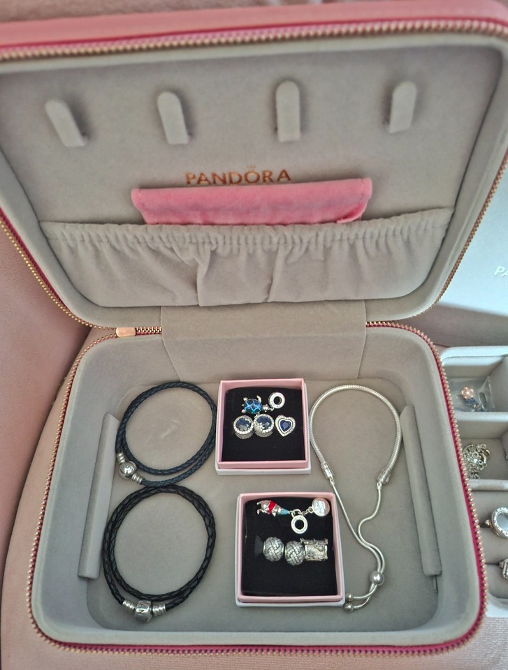 PANDORA Charms, Earrings, Pendant, Necklace, Ring, Bracelets Bangle ...