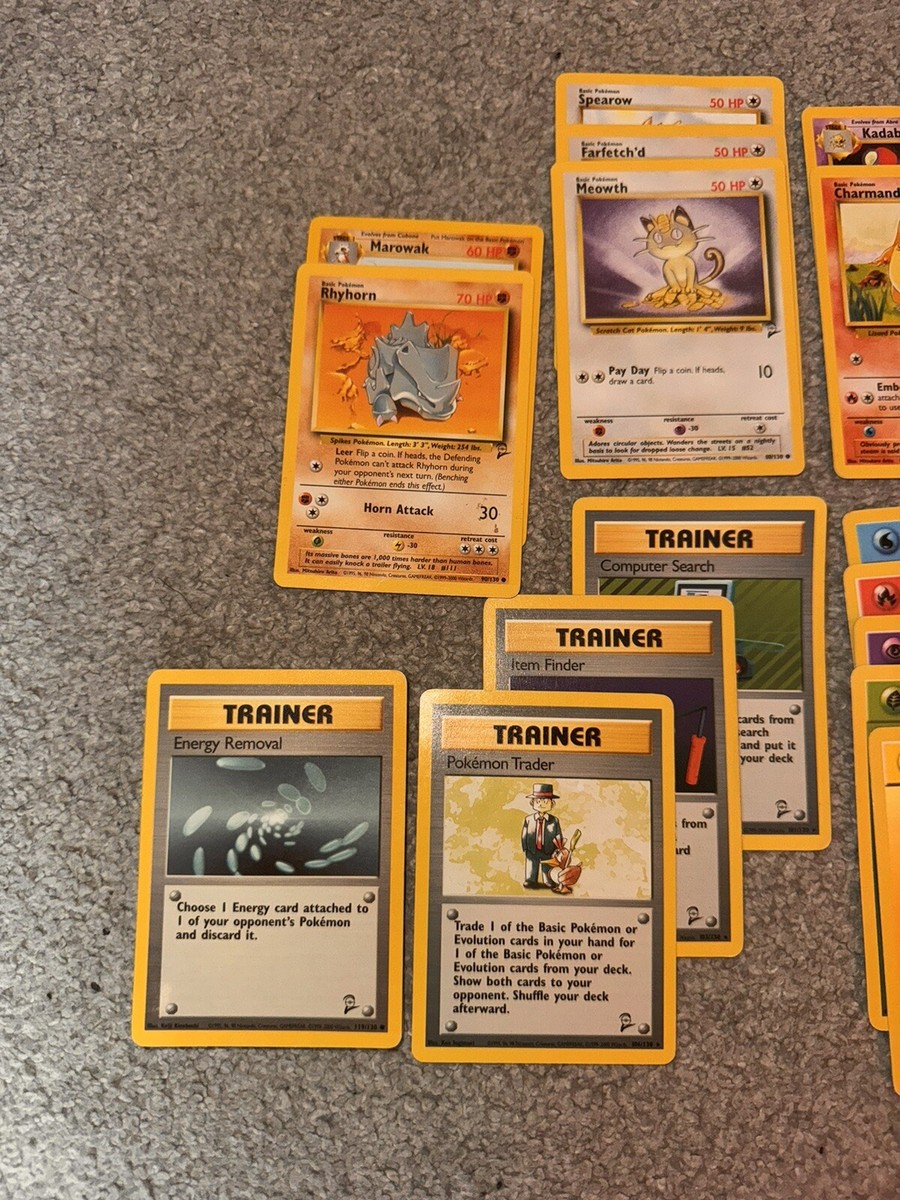 Topps Trading Card Sets Pokémon Cards Base Set 2 (1999-2000) - Ungraded ...