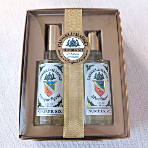 CASWELL-MASSEY NUMBER SIX Cologne Spray + After Shave 3 oz Each | eBay