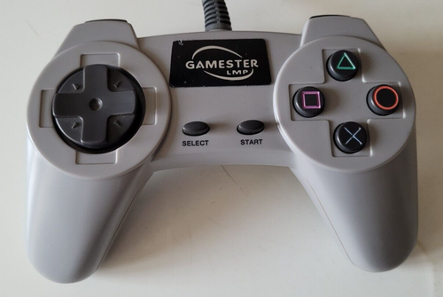Manette Gamester Pour PlayStation 1 PS1 Grise | eBay