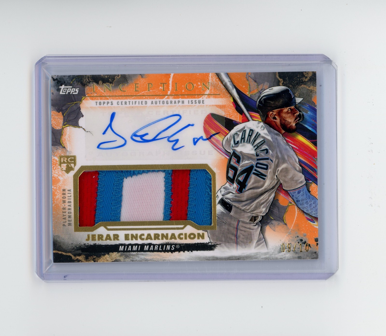 2023 Topps Inception - Inception Autograph Patch Orange #IAP-JE Jerar ...