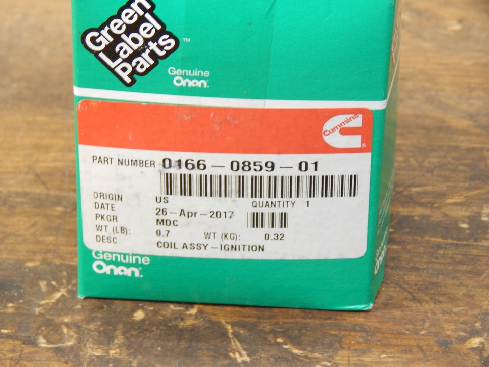 Onan Ignition Coil 0166-0859-01 | eBay
