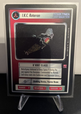 Star Trek CCG - Reflections - I.K.C ROTARRAN - Super Rare Foil | eBay