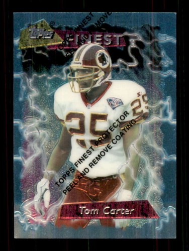 1995 Topps Finest #26 Tom Carter Redskins 238108 | eBay