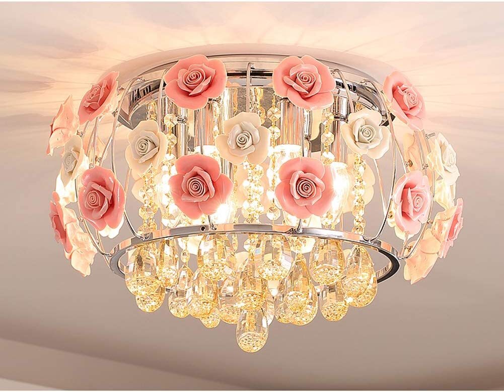 Flush Mount Chandelier Roses
