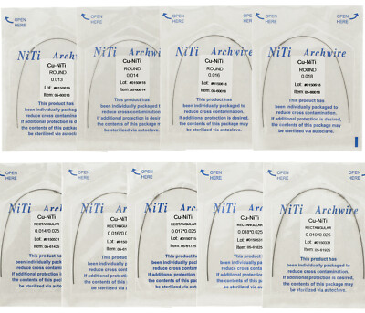 Ormco Damon Style Dental Orthodontic Arch Wire Copper Cu-NiTi Form W ...