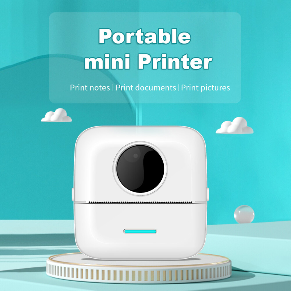 Portable 200dpi Wireless Thermal Label Printer Bluetooth-Compatible ...