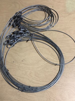 12 CABLE RESTRAINTS 60" PA,MO, MICRO LOCK LEGAL[TRAPPING,SNARES,TRAPS ...