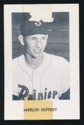 1964 Seattle Popcorn (PCL) -MERLIN NIPPERT (Seattle Rainiers) 1962 Red ...