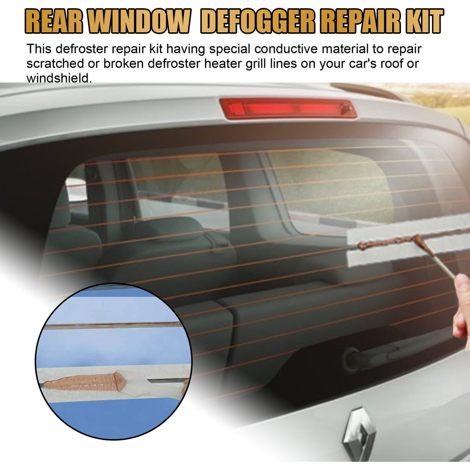 Car Rear Window Defogger Heater Grid Lines Repair Kit for Scratched ...
