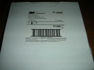 3M 24049 Wetordry Cloth Abrasive Disc 281W, 8 in x NH P1000 60440143265 ...