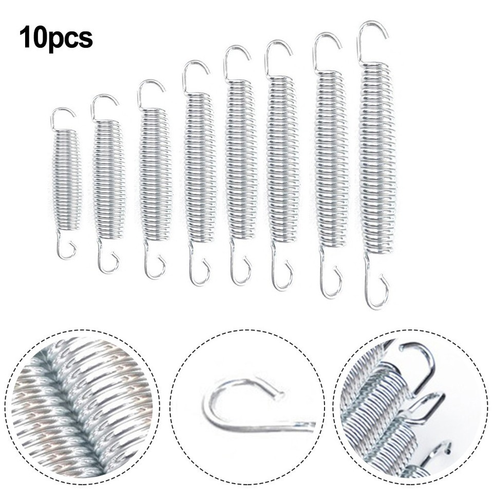 Heavy Duty Replacement Springs for Trampolines Pack of 10 Stainless ...