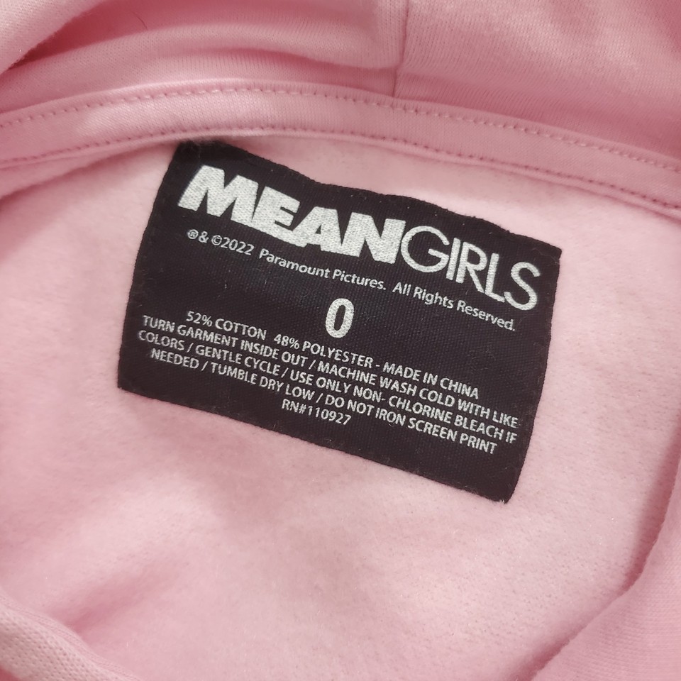 Torrid x Mean Girls On Wednesdays We Wear Pink Fleece Hoodie NWT Size ...