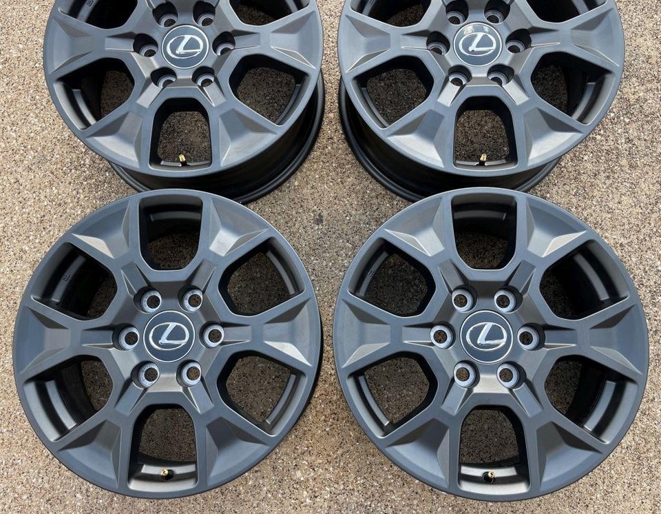 LEXUS GX550 2024 2025 OEM Factory WHEEL SET 18" Rims 10544 Matte Grey # ...