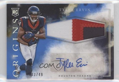 2016 Panini Origins - Rookie Jumbo Patch Autographs Tyler Ervin #RJPA ...