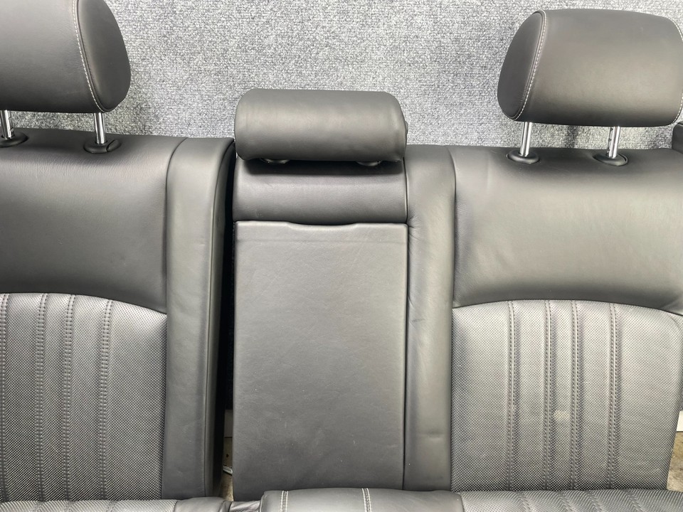 BMW 12-16 F10 M5 PERFORATED NAPPA LEATHER SEATS PURE METAL SILVER ...