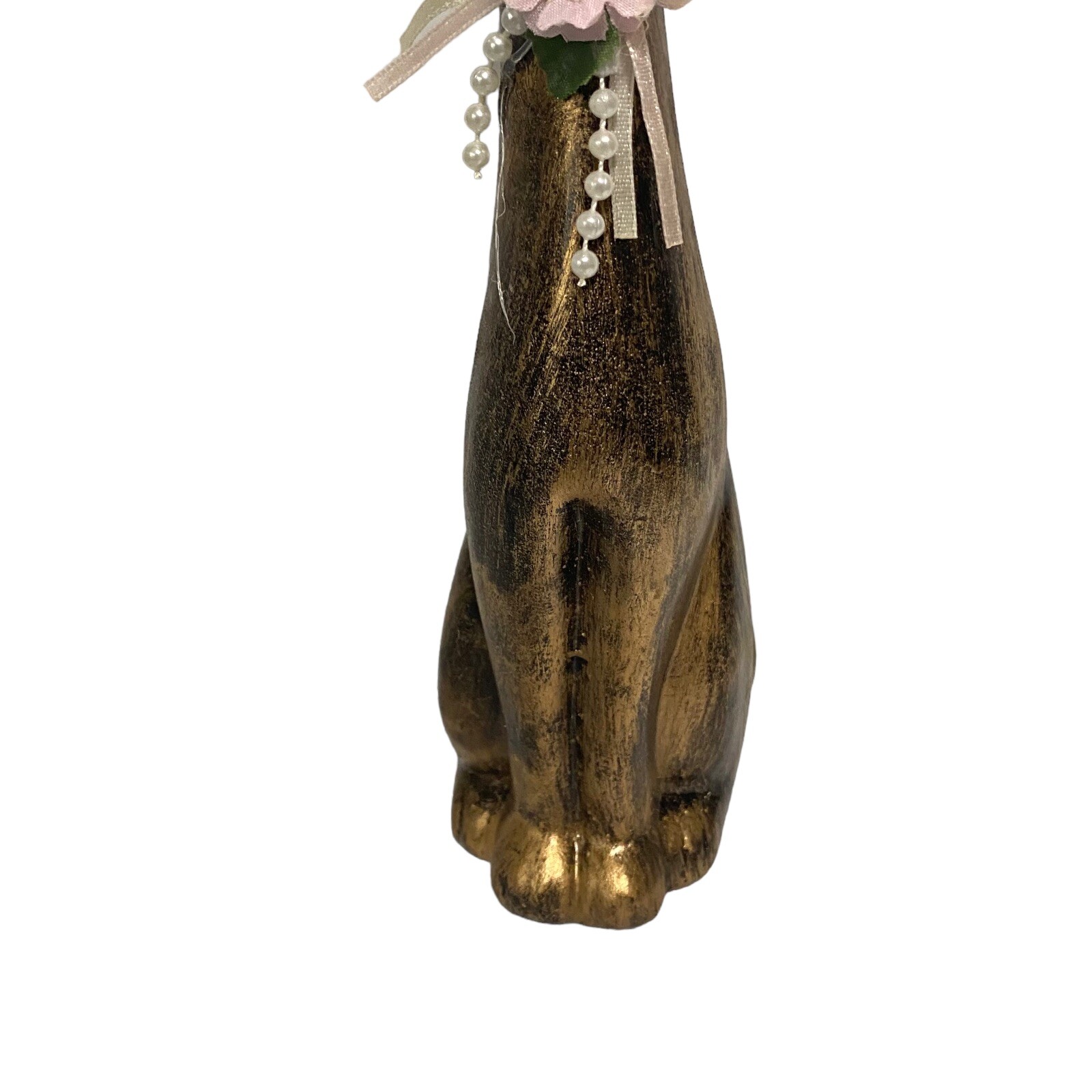 MCM Vintage Pair Long Neck Porcelain Painted Cat Kitty Figurine Statue ...