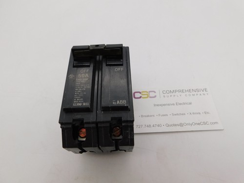 THQL2150 - GE 50A AMP 2P POLE 10kA@120/240V PLUG ON CIRCUIT BREAKER ...