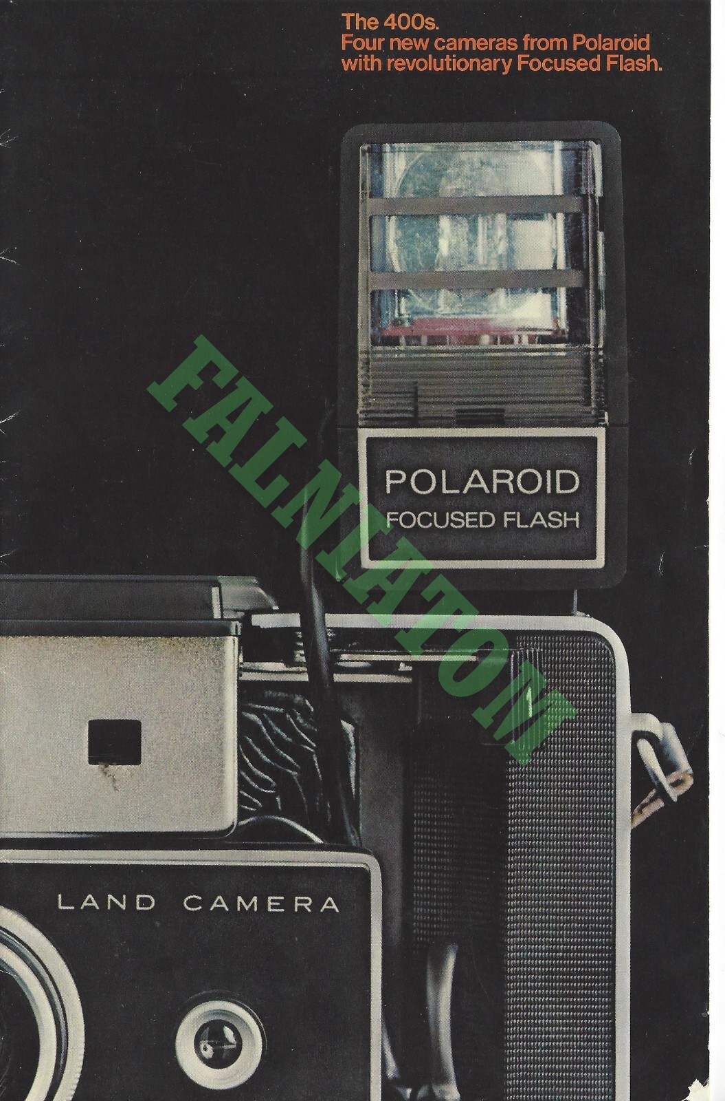 Vintage Polaroid Focused Flash 400s Brochure | eBay