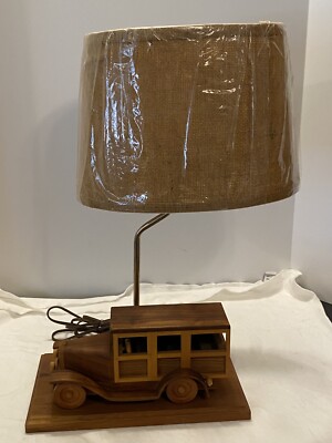 Vintage 1930s Model Ford Model A Woody Lamp 20 1/4" tall 15" Wide. | eBay