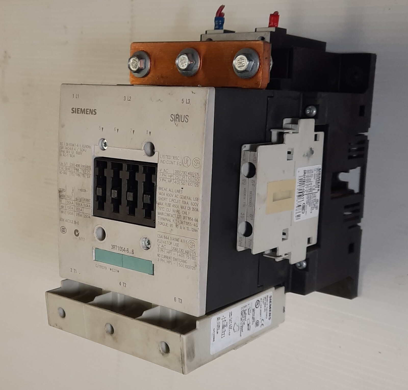 Siemens 3RT1054-6...6 and 3RT1054-6AF36 Contactor | eBay