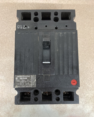General Electric TED134100, 100Amp 3 POLE Circuit Breaker 785901875246 ...