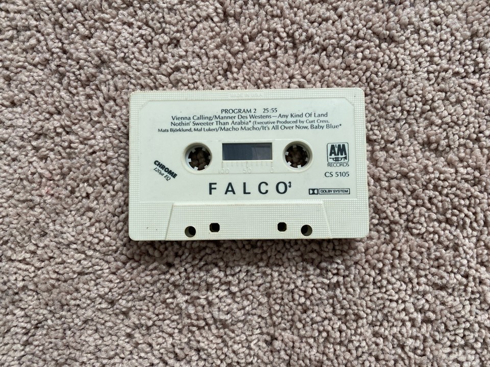 Falco - 3 - Cassette Tape (1985) A&M - AMC 5105 - Very Rare | eBay