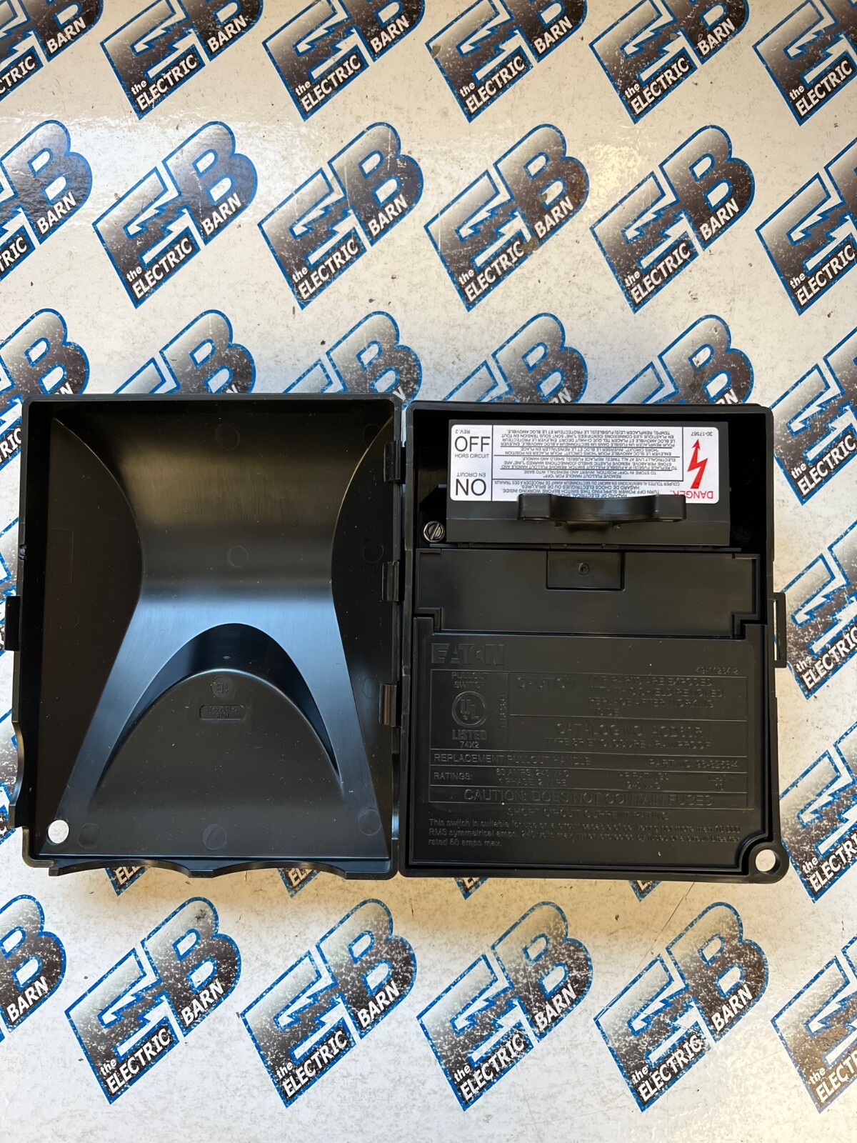 Eaton ACD60R Pullout Disconnect 60 Amp 240 Volt Non-Fusible NEMA 3R ...