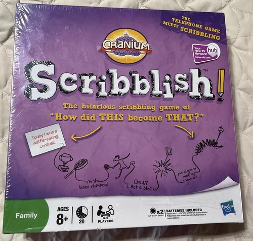 Scribblish a Cranium Game Fun Family Scribbling Game Hasbro 8+ | eBay