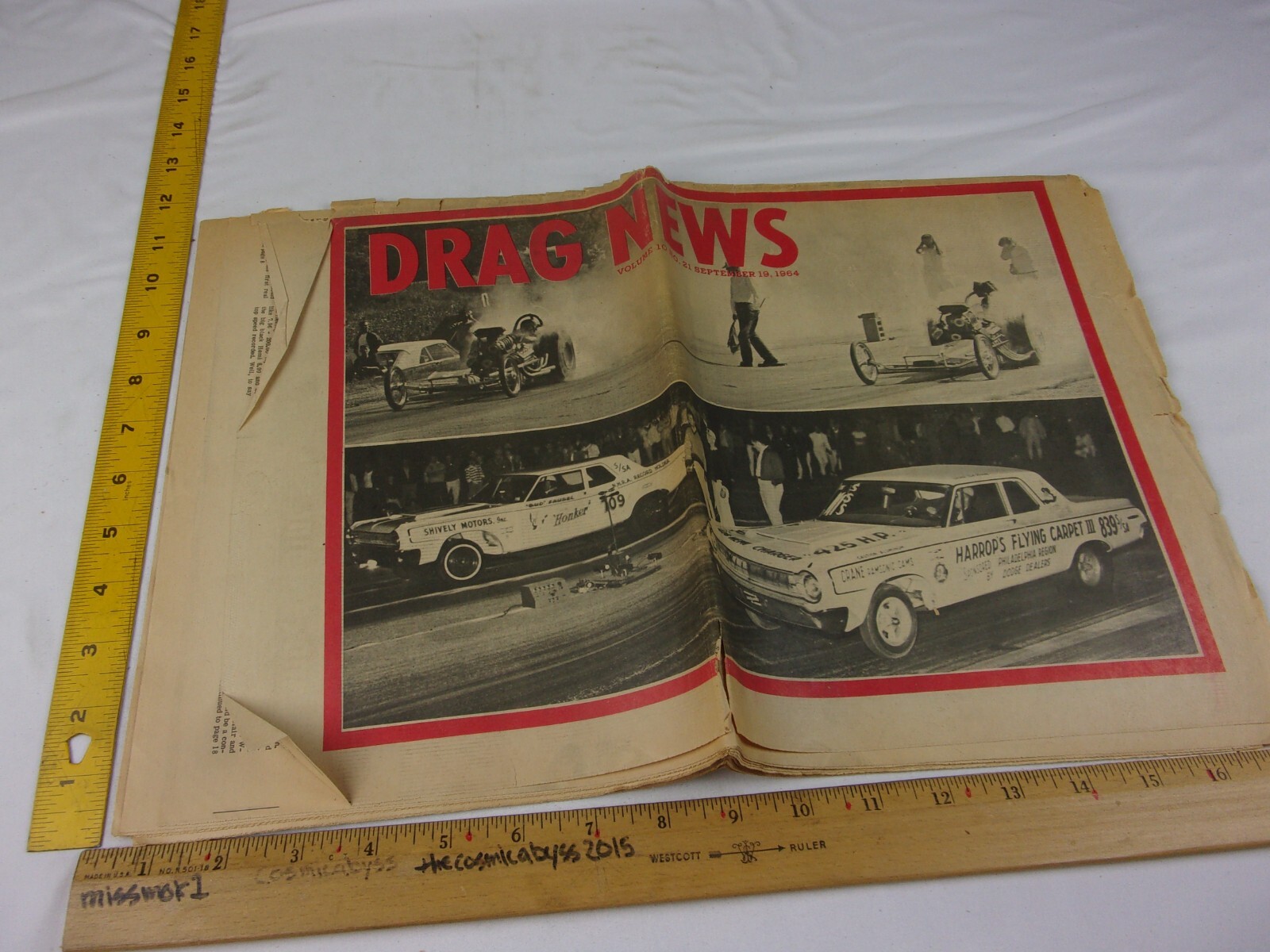 Danny Ongais Jerry Baltes Mongoose Dragster Drag News 9/19/1964 ...