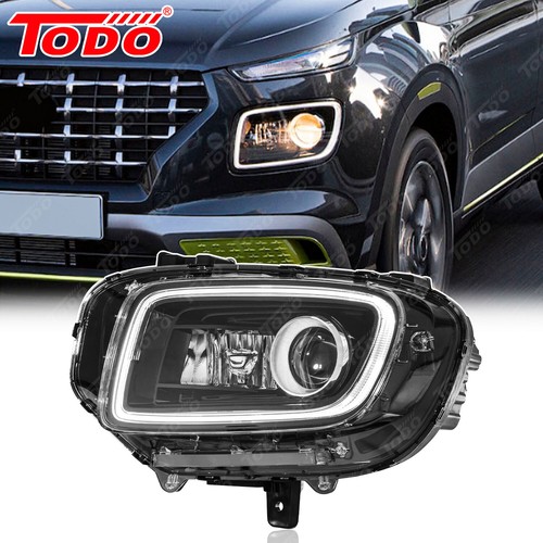 Halogen Headlight Assembly Driver Side For 2020-2025 Hyundai Venue With ...