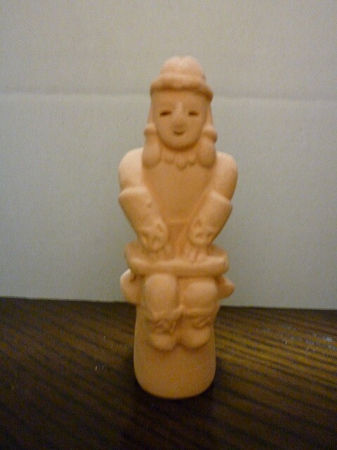 Japanese DOGU Clay Figure Doll Small Musician Haniwa Replica Souvenirs ...